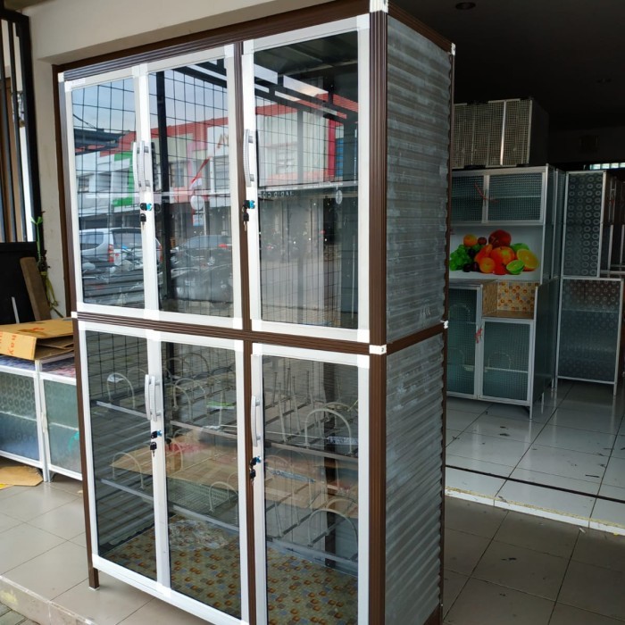 Jual Rak Piring / Lemari Piring / Kitchen Set / Aluminium 3P Full Box ...