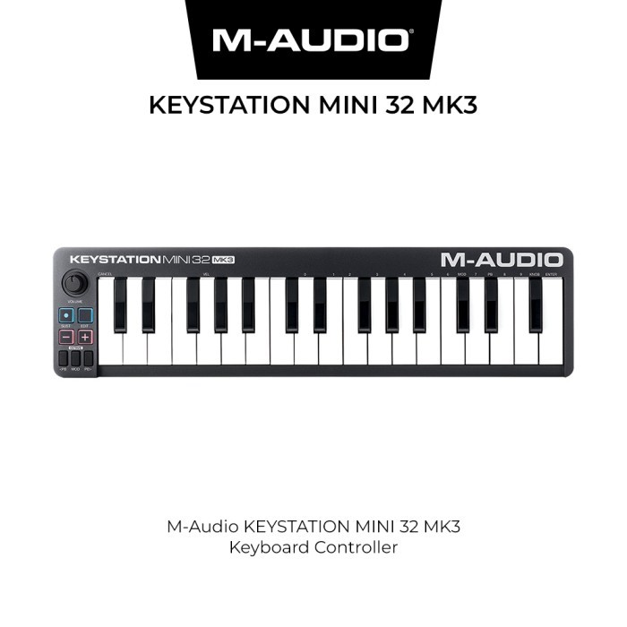 Jual M-Audio KEYSTATION MINI 32 MK3 Keyboard Controller | Shopee Indonesia