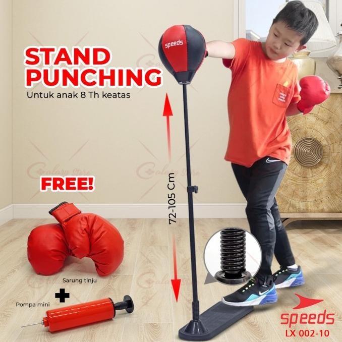 Jual Sale! Speeds Tinju Boxing Stand Punching Bag Samsak Tinju Boxing ...