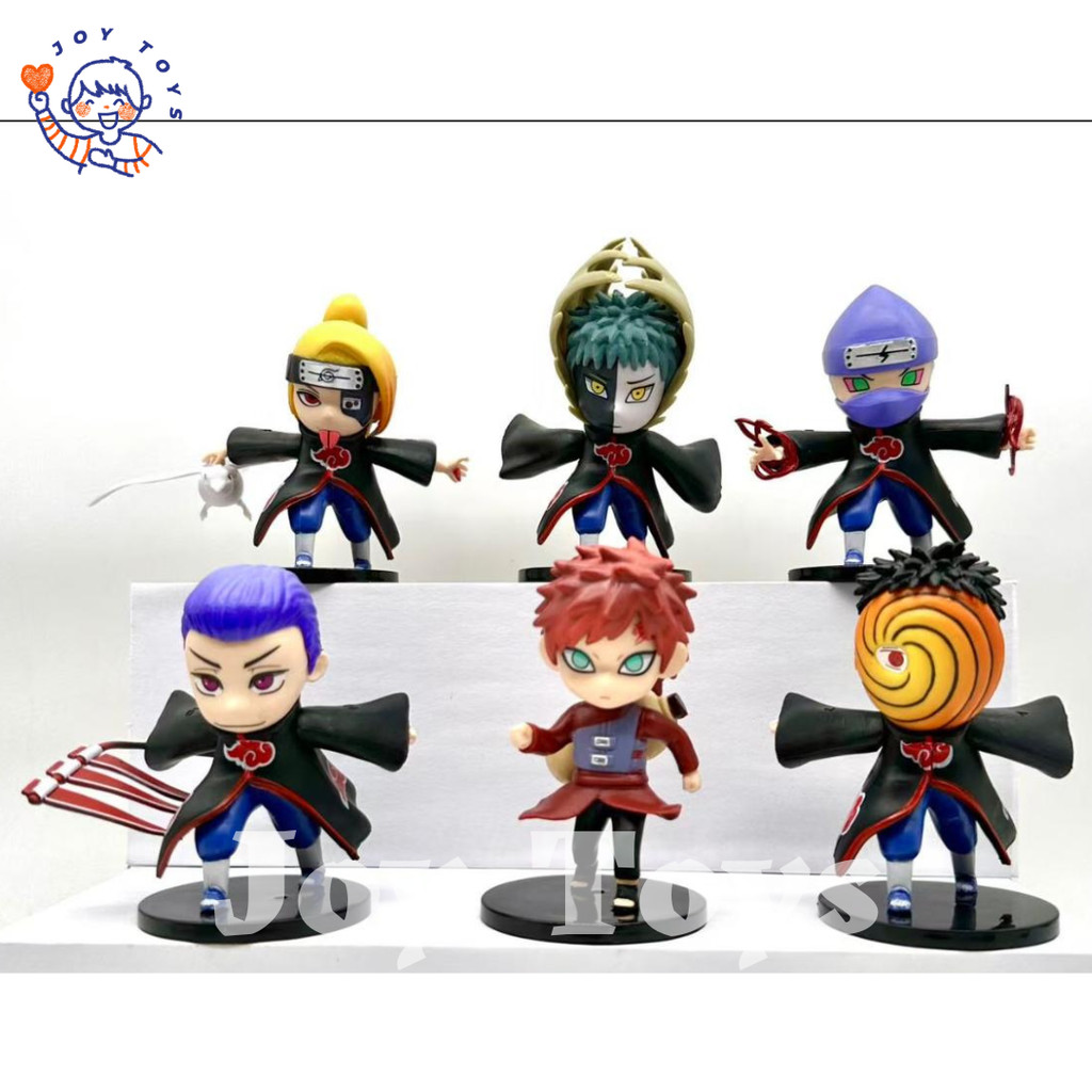 Jual AKATSUKI ZETSU CHIBI 6 PCS NARUTO SHIPPUDEN FIGURE TOYS | Shopee ...