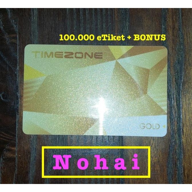 Jual Kartu Timezone Gold Power Card Tiket Timezone 100 Ribu ETiket ...