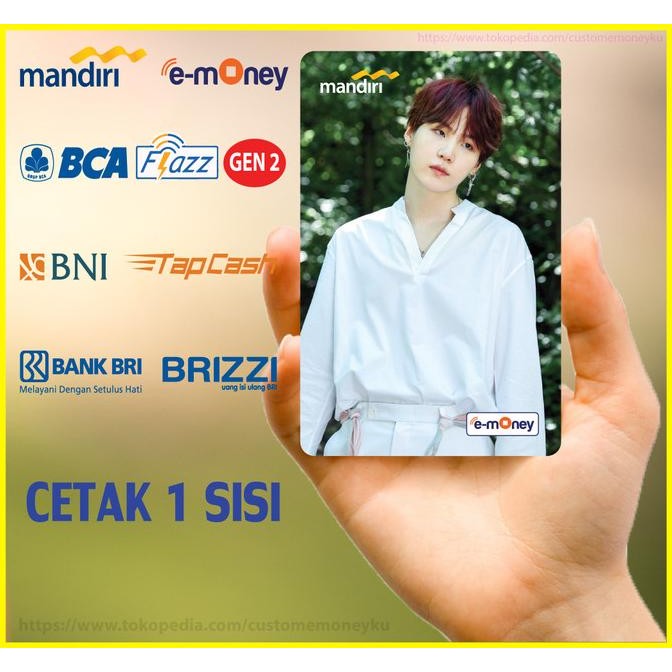 Jual Produk Baru!! KARTU EMONEY MANDIRI BCA GEN 2 BNI BRI BTS SUGA MIN ...