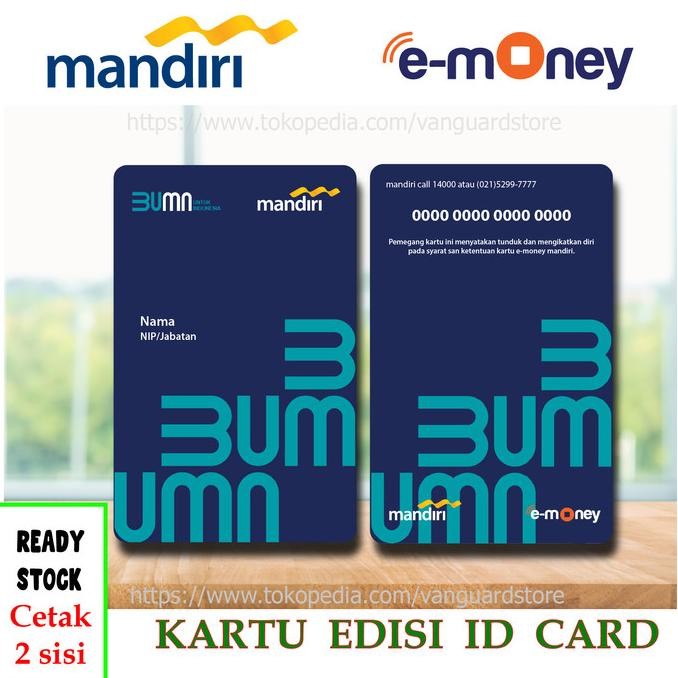 Jual Produk Baru!! Emoney Etoll ID CARD NEW MANDIRI BUMN Kuning Kartu ...