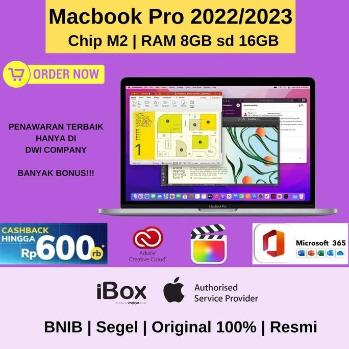 Jual (Resmi Ibox) Macbook Pro M2 2022/2023 256Gb 512Gb Chip Terbaru | Shopee Indonesia