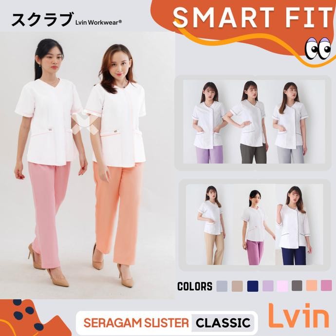 Jual Baju Suster /Seragam Suster / Nanny Uniform Arale Kombinasi ...