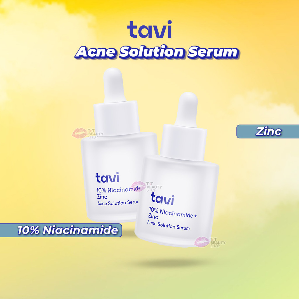 Jual TAVI 10% Niacinamide + Zinc Acne Solution Serum 30 ml - Solusi ...