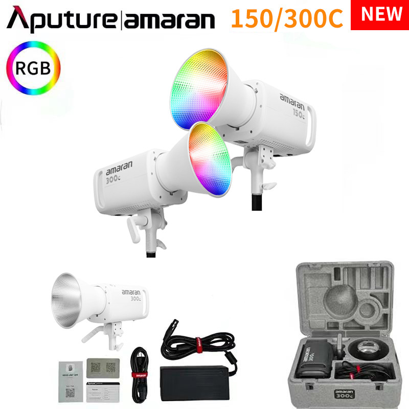 Jual Aputure amaran 300C 2500K-7500K Full Color RGB LED Video | Shopee ...