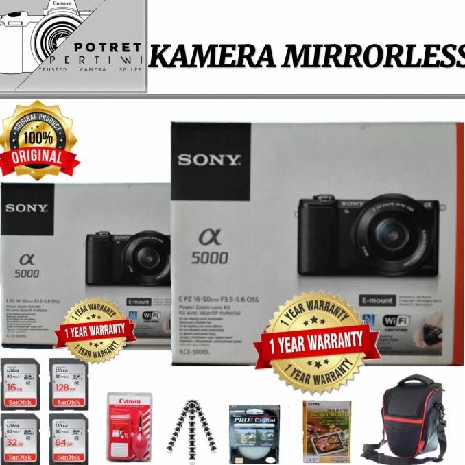 Jual Sony Alpha 5000 Kit 16-50Mm / Kamera Sony A5000 Kit 16-50Mm ...