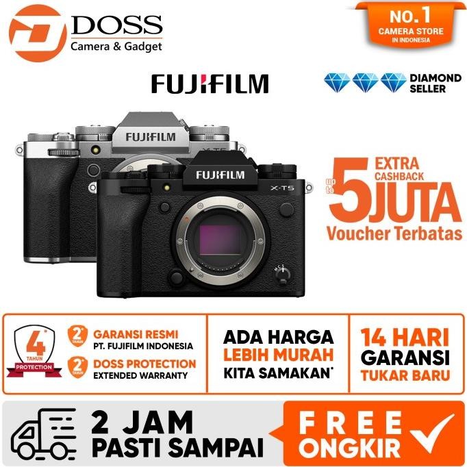 Jual Fujifilm Xt5 Body Only Fuji X-T5 Xt 5 Mirrorless Camera | Shopee Indonesia