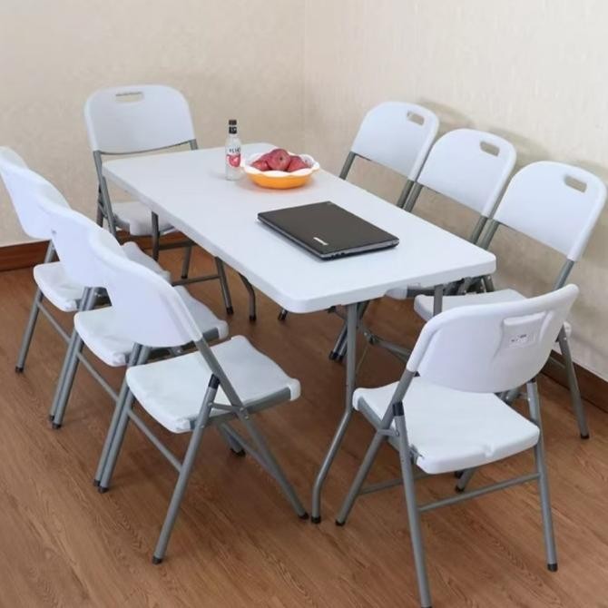 Jual Meja Makan Lipat Panjang Meja Lipat Plastik Meja Makan Portable ...