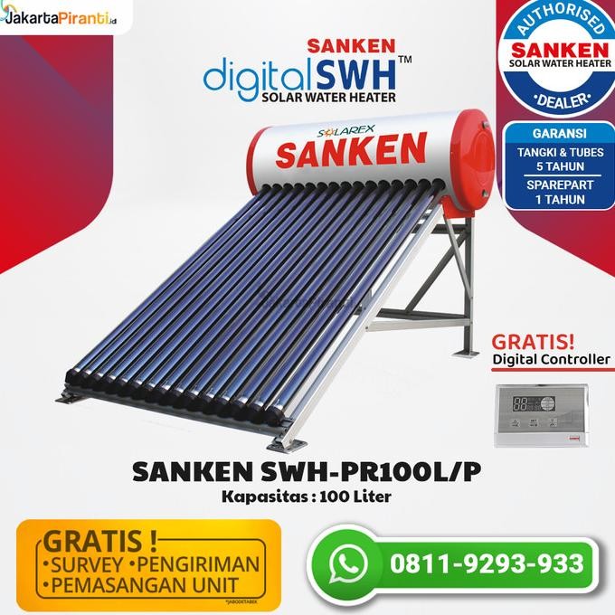 Jual SANKEN PR100L Pemanas Air Tenaga Matahari / Solar Water Heater ...