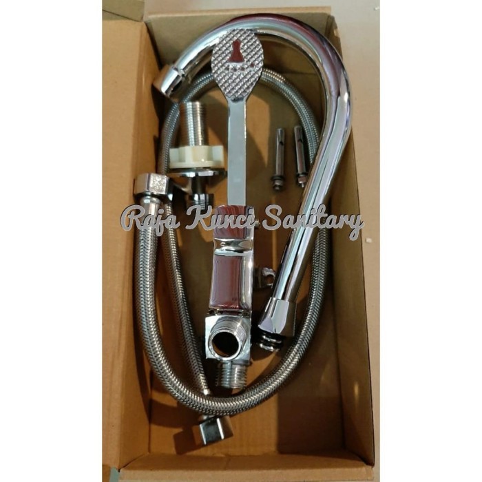 Jual Kran Wastafel Injak / Kran Pedal / Kran Dokter / Kran Laboratorium ...