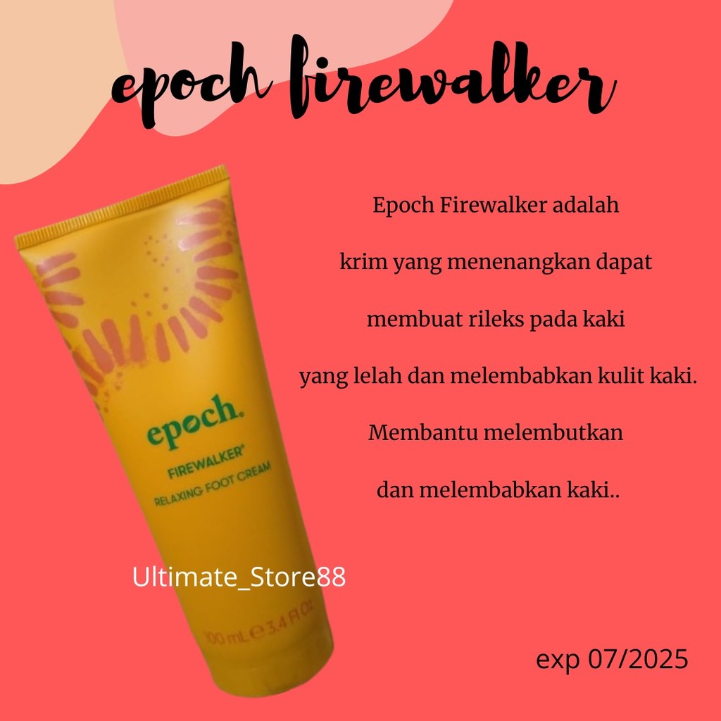 Jual RELAXING FOOT CREAM /CREAM KAKI EPOC@@@CH 100 ML ORIGINAL | Shopee ...