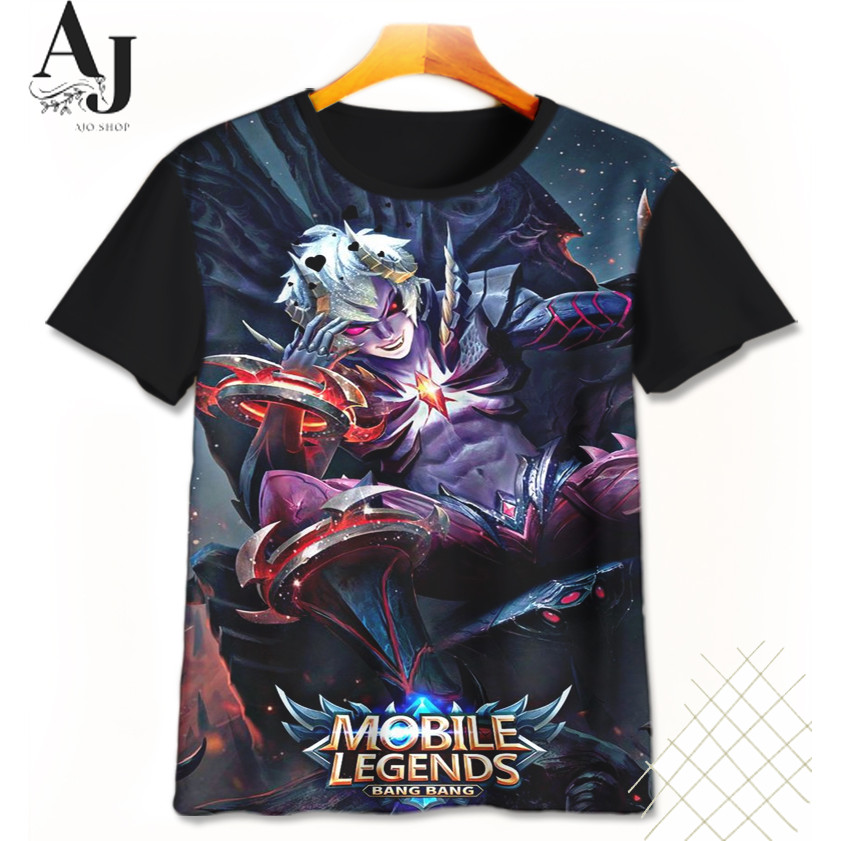 Jual Baju Anak Mobile Legends (MLBB) Kaos Kartun Game Anime 3D ML-10 ...