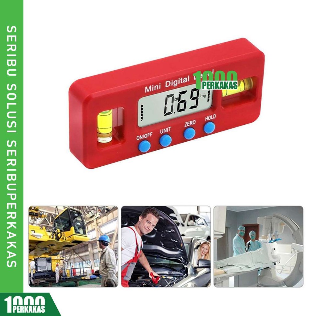 Jual 1P Ukur Alat Sudut Kemiringan / Mini Digital Level / Waterpass ...