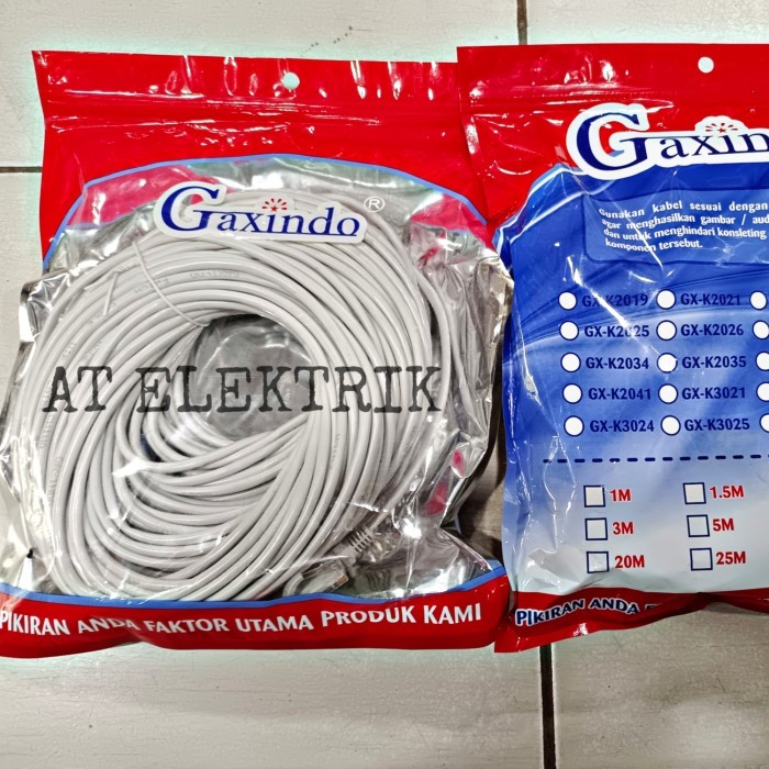 Jual Harga Murah KABEL DATA LAN GAXINDO 30 METER RJ 45 SIAP PAKAI ...
