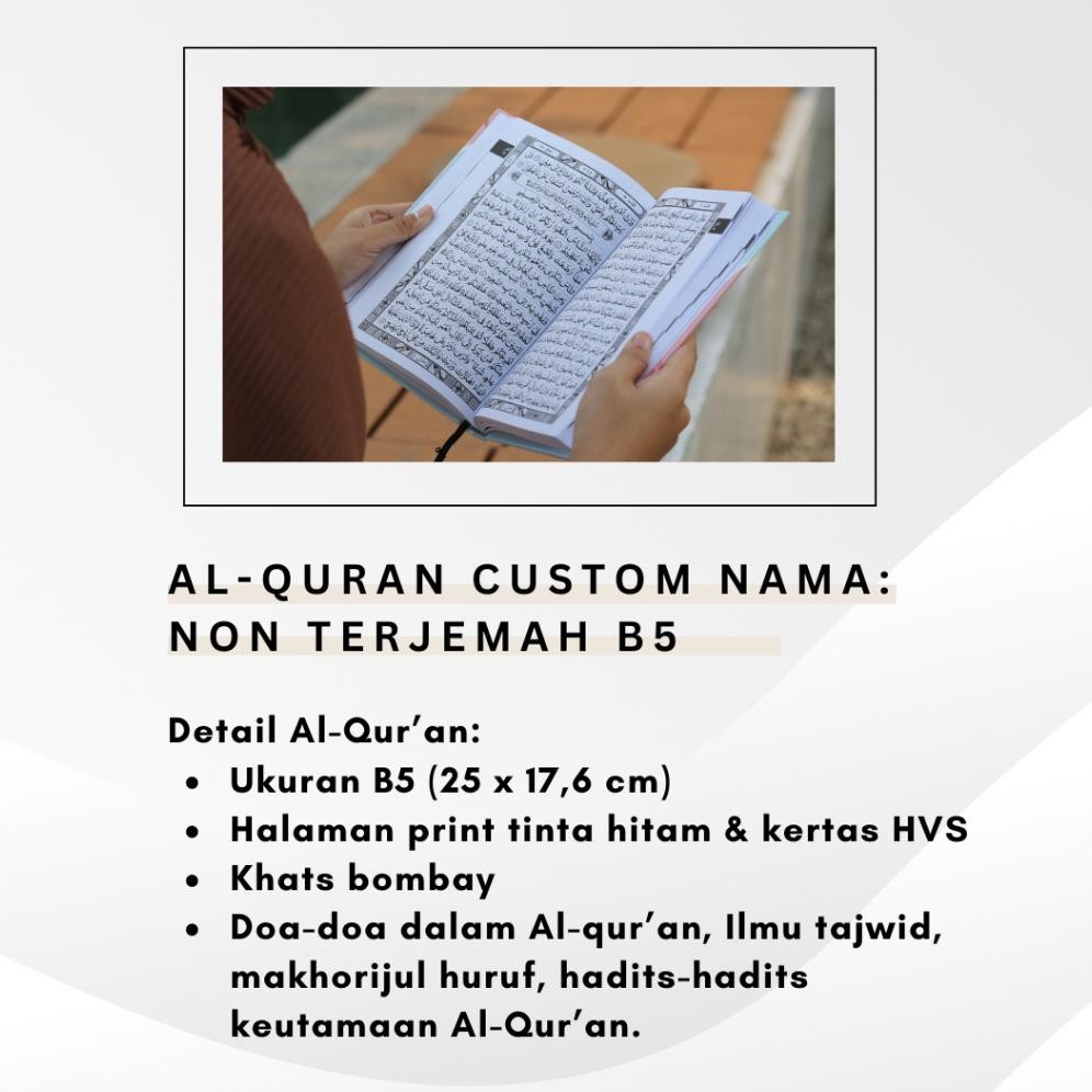 Jual fj-44 ALQURAN CUSTOM NAMA [UKURAN BESAR~A4/B5] Viral | Shopee Indonesia