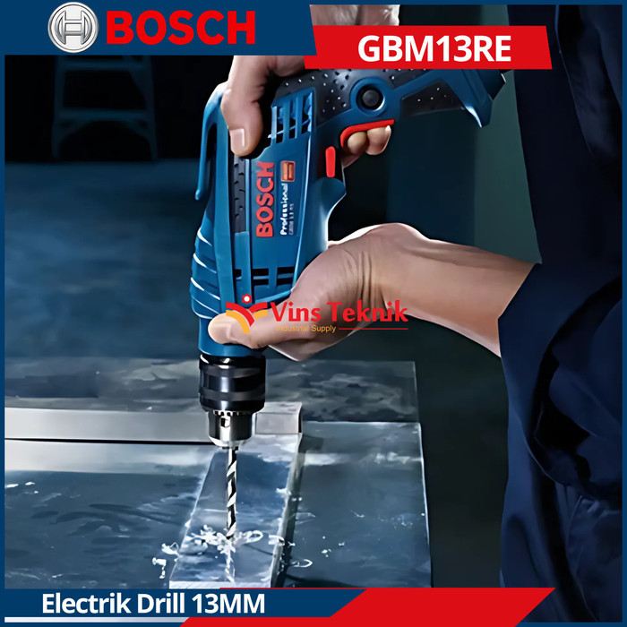Jual Mesin Bor Tangan Listrik Kayu Besi Bosch GBM 13 RE GBM13RE | Shopee Indonesia
