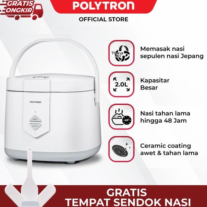Jual Polytron Rice Cooker Donabe 2 Liter Prc 1201 | Shopee Indonesia