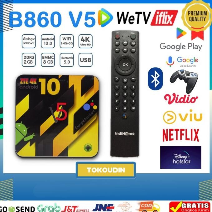 Jual Stb Android Box Zte 4K B860H V5 Full Aplikasi | Shopee Indonesia