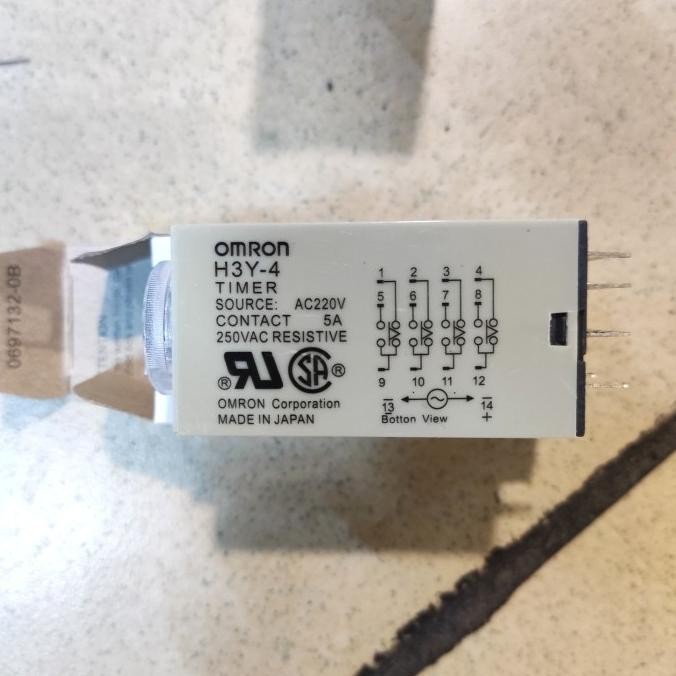 Jual MINI TIMER OMRON H3Y-4 H3Y 4 220VAC 8P 220V 10S 10 DETIK 30S 30 DETIK | Shopee Indonesia