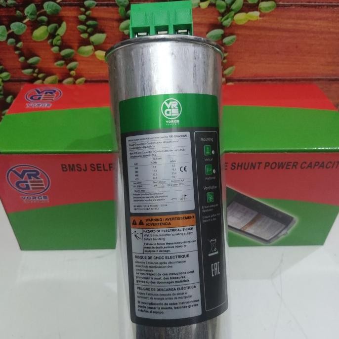 Jual Promo Capacitor Bank VORGE 20Kvar Kapasitor VORGE 20 Kvar 415V 415 Volt garansi 2 tahun COD ...