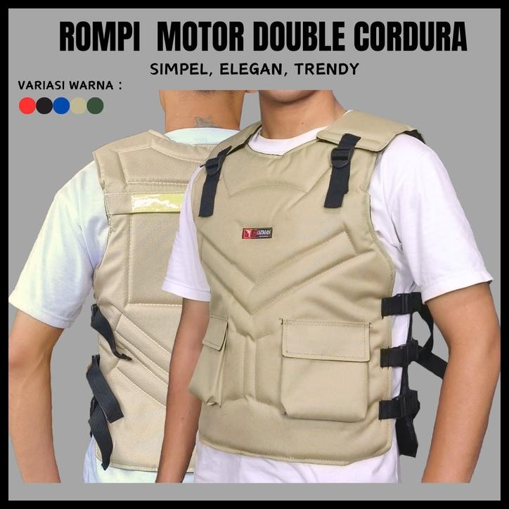 Jual Rompi Motor Touring/Biker Bahan Cordura Premium | Shopee Indonesia