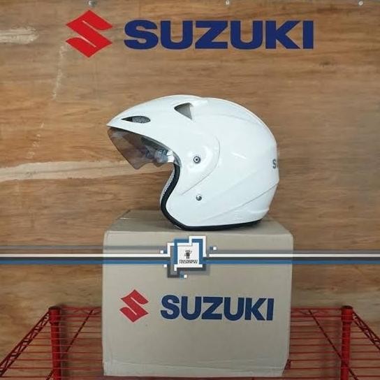 Jual Goodseller| HELM SUZUKI ORIGINAL SNI | HALF FACE ORI STANDAR ...