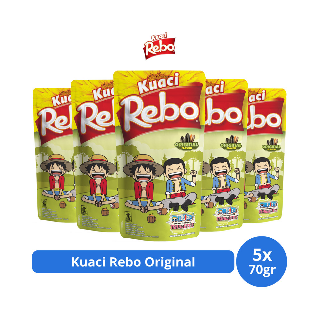 Jual Kuaci Rebo Original 70gr x 5 pcs | Shopee Indonesia