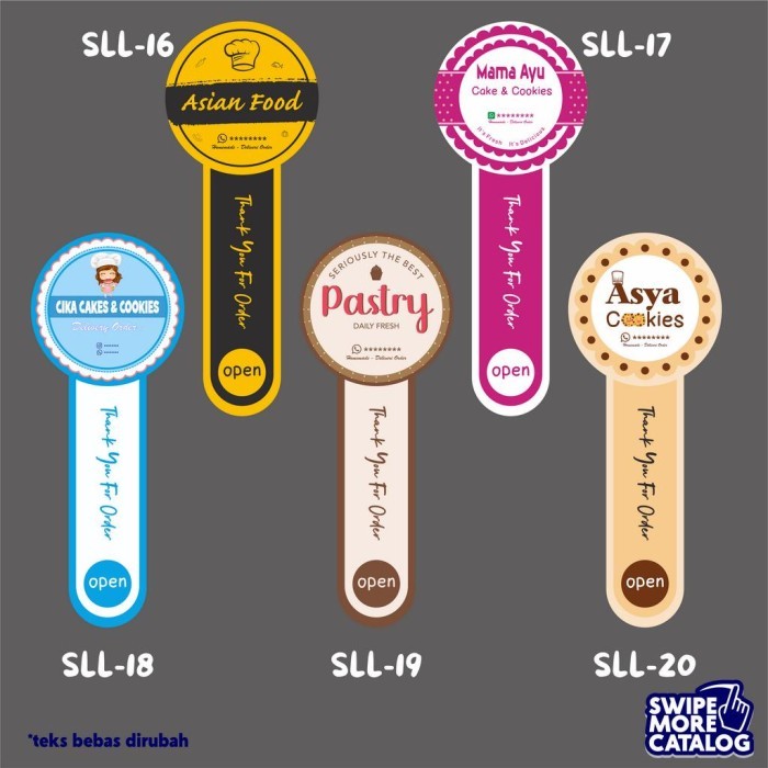 Jual Cetak Stiker Label Segel Botol Custom Sticker Toples Kemasan ...