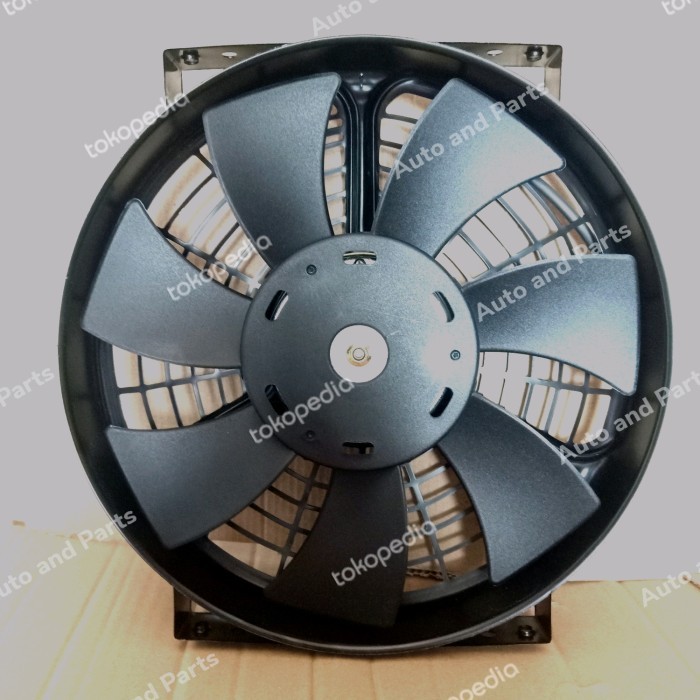 Jual Extra Fan AC Mobil Universal 10 Inci 24V Rangka Besi Tiup Ekstra ...