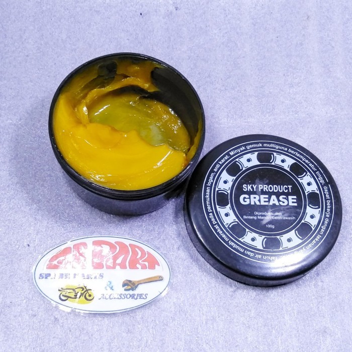 Jual Grease Gemuk Stempet Kuning Sky 100Gr Barang Langka | Shopee Indonesia