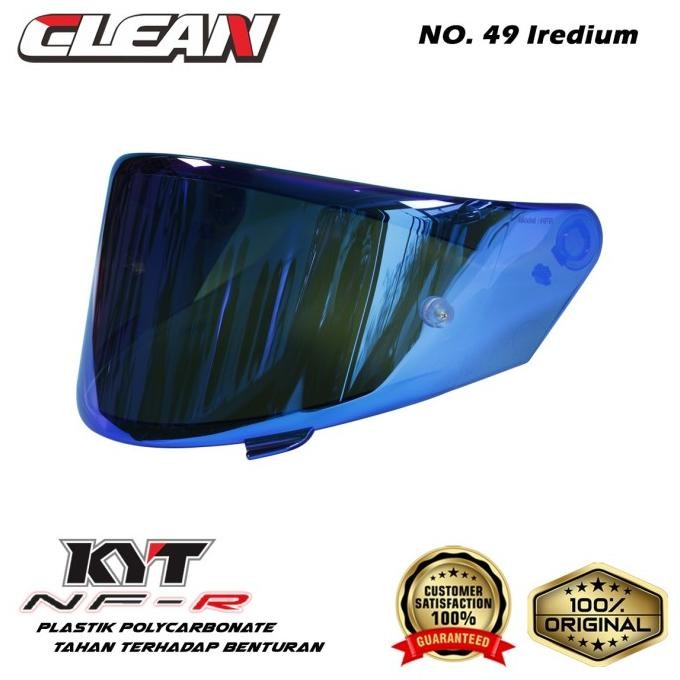 Jual Clean Kaca Helm Iridium (No.49) Kyt Nfr Fullface / Nf-R / Nx Race ...