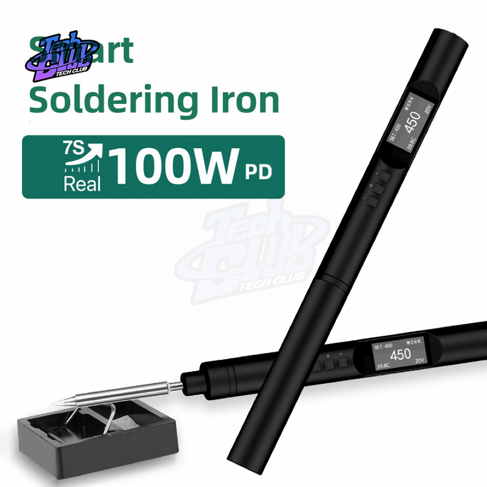 Jual PTS200 Smart Solder Iron 100W max ESP32-S2 PD3.0 Open Source Compatible with TS100 TS101 ...