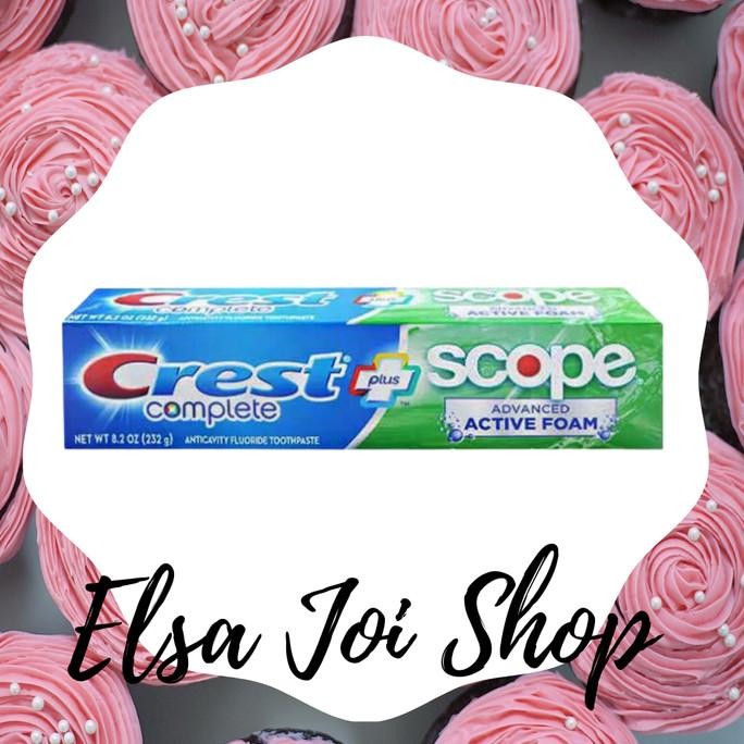 Jual CREST COMPLETE PLUS SCOPE ADVANCED TOOTHPASTE - 232 Gr | Shopee ...