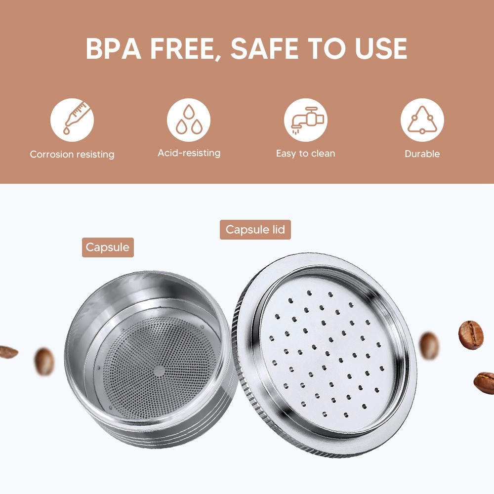 Jual Kapsul Kopi Reusable Coffee Capsule for Segafredo Machine - HLB17 ...