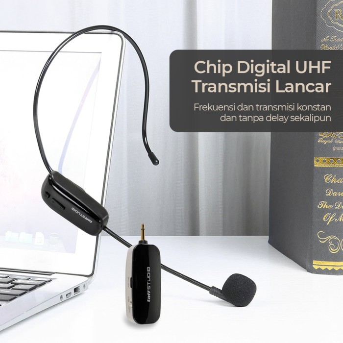 Jual MIKROFON MIC BANDO WIRELESS 2.4GHZ PRESENTASI TOUR GUIDE IMAM MASJID | Shopee Indonesia