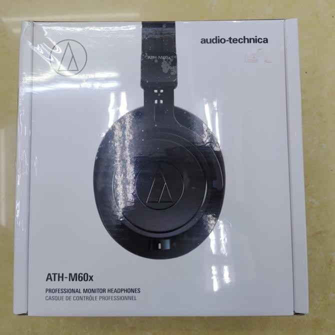 Jual produk baru!! audio technica ath-m60x on -ear professional monitor headphone (ori) | Shopee ...