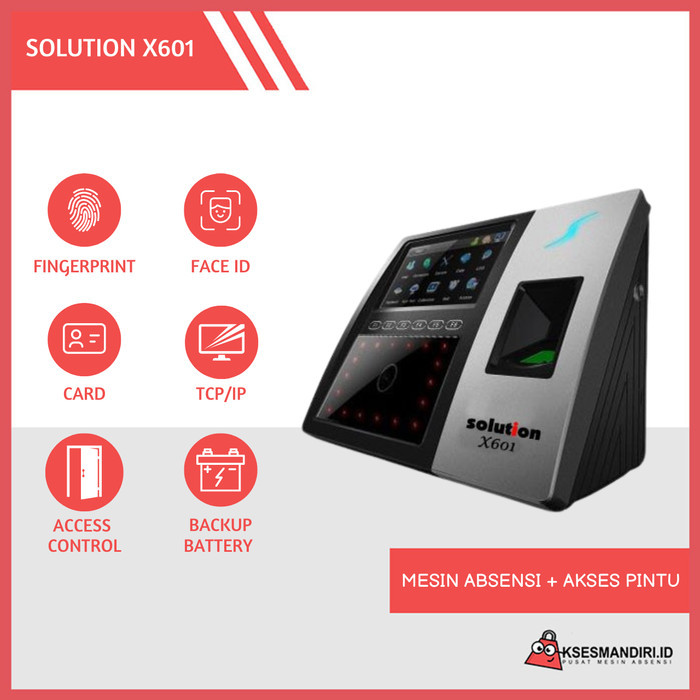 Jual Mesin Absensi Fingerprint dan Access Door Solution X601 | Shopee ...