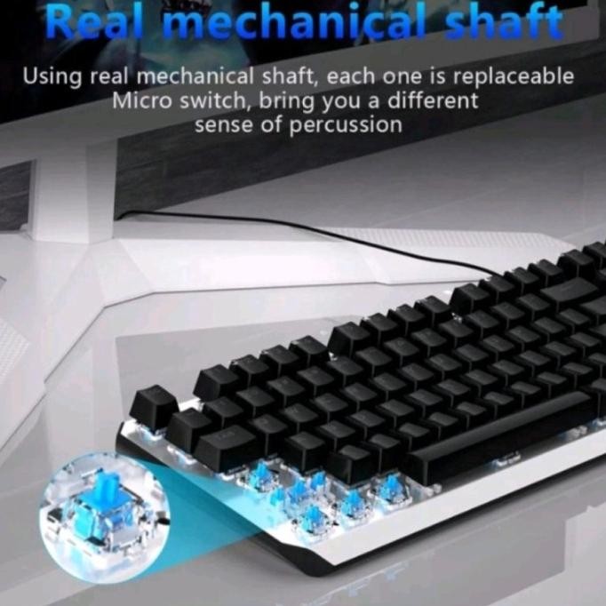 Jual Keyboard Gaming Mechanical AULA F-2067 TKL- K-RGD Blue Switch-New ...