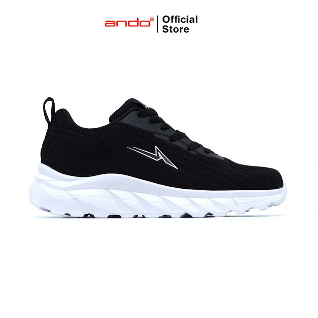 Jual Ando Official Sepatu Sneakers M-Sport Pria Dewasa - Hitam/Putih ...