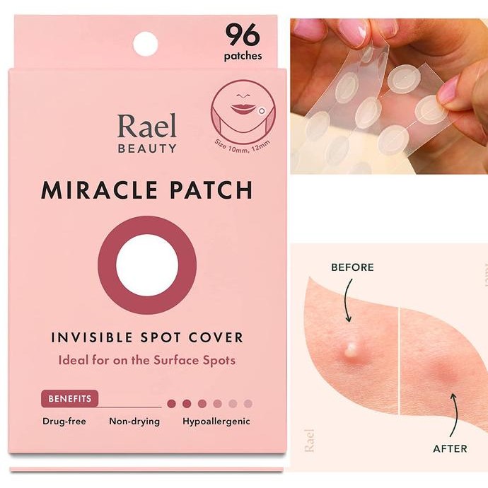 Jual Rael Pimple Patches Miracle Invisible Spot Hydrocolloid Acne ...