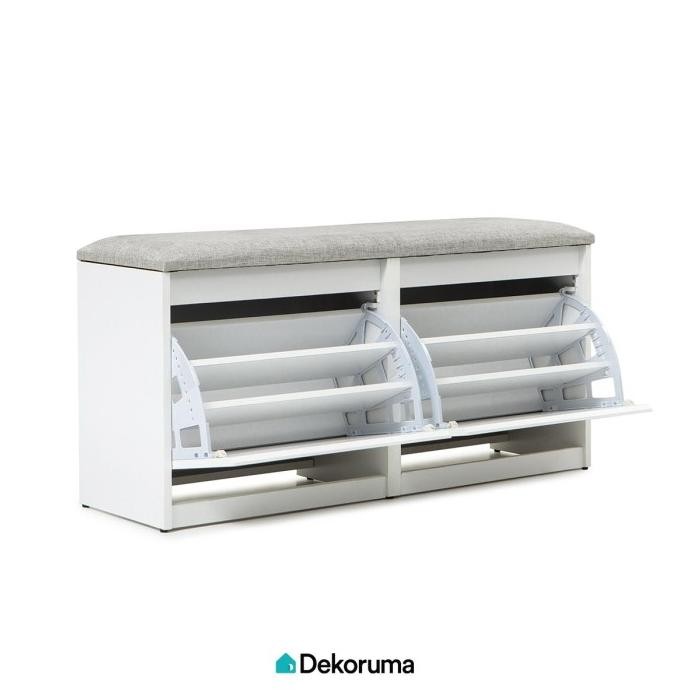 Jual Dekoruma KEIJI Rak Sepatu Layer Puff dengan Tempat Duduk / Bench ...
