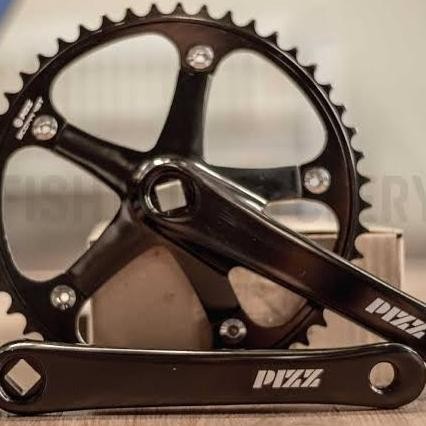 Jual Crank Pizz Aero 48T Bb Kotak Fixie Single Speed | Shopee Indonesia