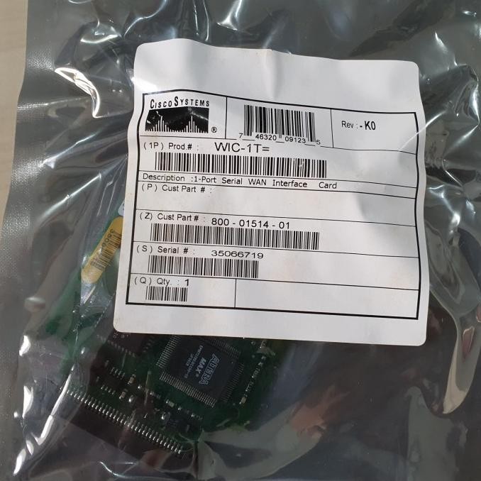 Jual Cisco module 1-Port Serial WAN Interface Card WIC-1T | Shopee ...