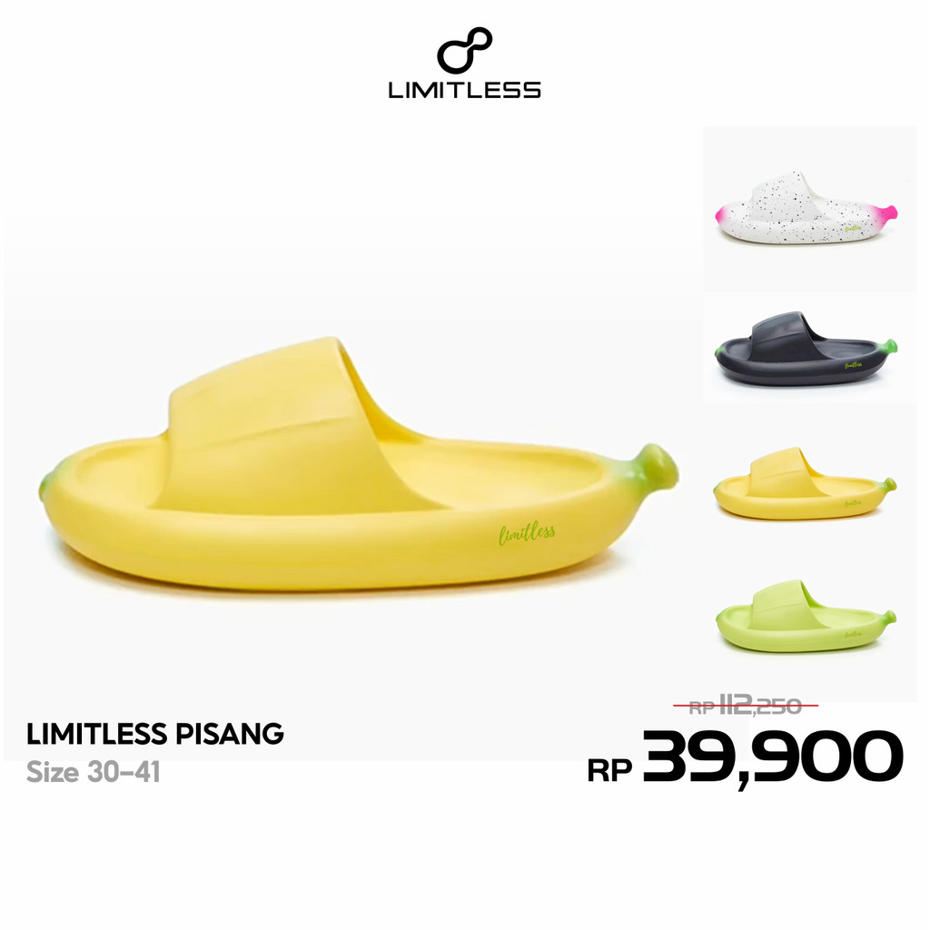 Jual Limitless - Sandal Pisang Wanita Terbaru Banana Dewasa Kekinian ...