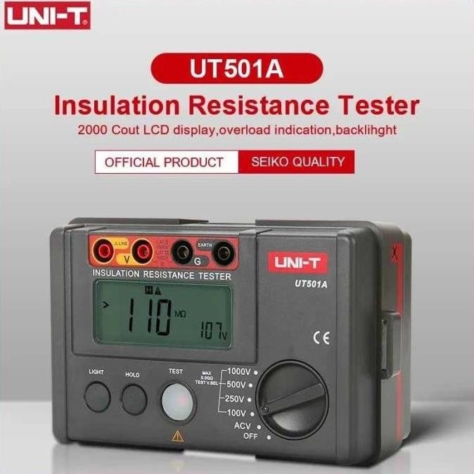 Jual ALAT UKUR RESISTANSI ISOLASI TEST MEGGER INSULATION TESTER MEGER ...