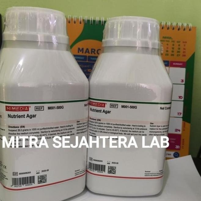 Jual NUTRIENT AGAR HIMEDIA 500 GRAM M001 Media Mikro Nutrient Agar / NA ...