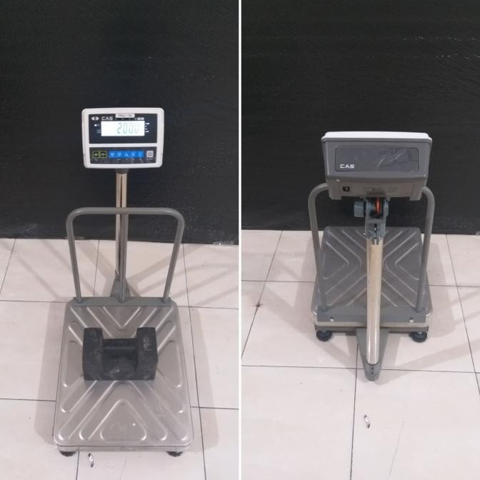 Jual Timbangan duduk timbangan digital,Cas bench scale HDi cap 200kg +pagar | Shopee Indonesia