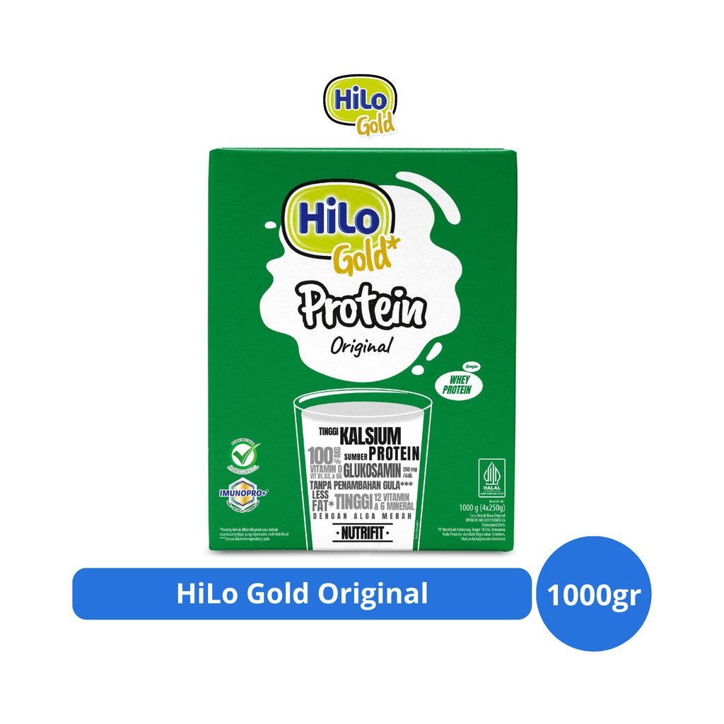 Jual HiLo Gold Protein Original 1000gr | Shopee Indonesia